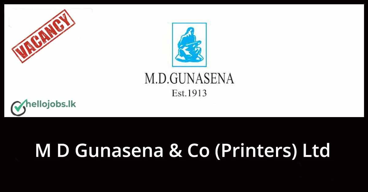 Store Helper, Maintenance Assistant, Driver - M D Gunasena Job ...